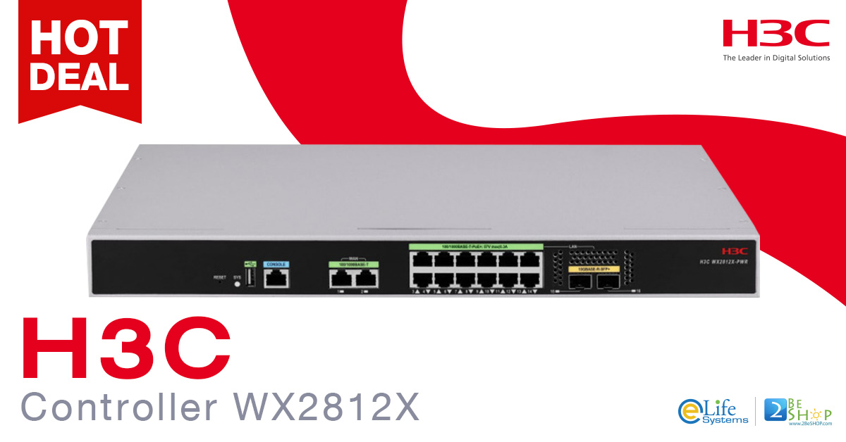 ช้อป [EWP-WX2812X-PWR] H3C Controller WX2812X ราคาถูก ซื้อออนไลน์ที่นี่ ...